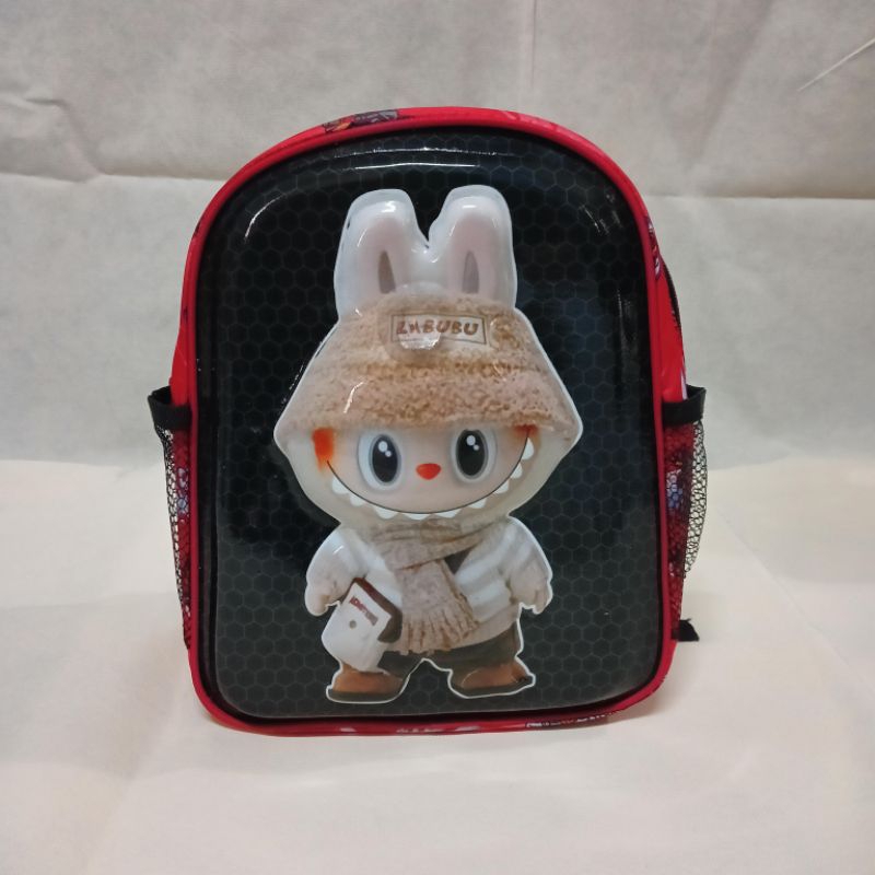 Jual Tas Labubu LED 3D Timbul Tas Sekolah Anak Perempuan Karakter Labubu Terbaru Murah | Shopee ...