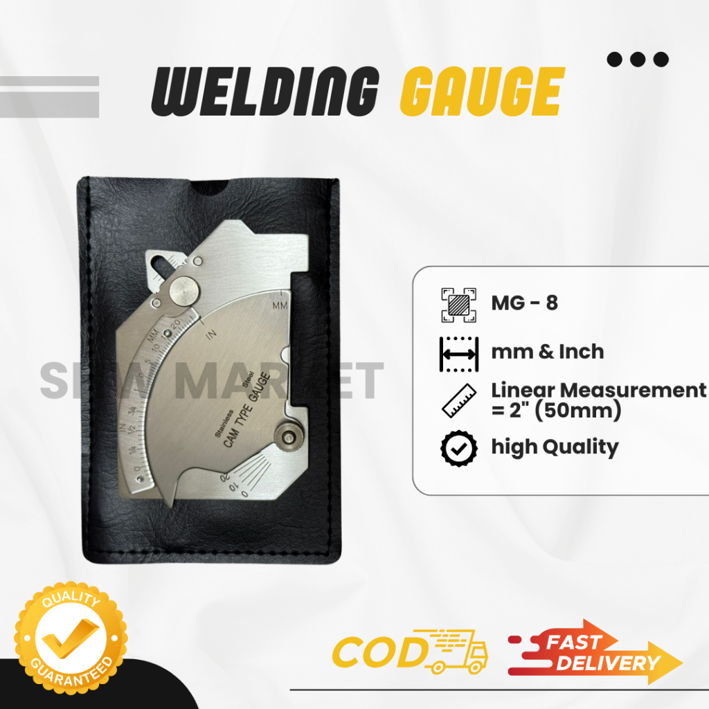 Jual Welding Gauge MG-8 Cam Type Welding Gauge Alat Ukur Las - 505 | Shopee Indonesia