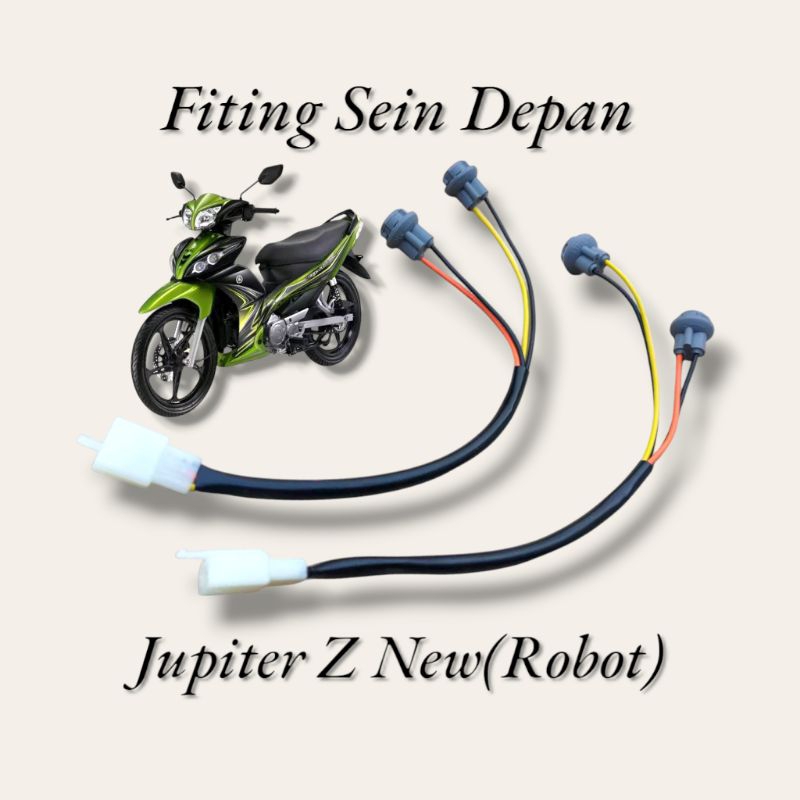 Jual kabel piting lampu sein depan yamaha jupiter z new robot kanan ...