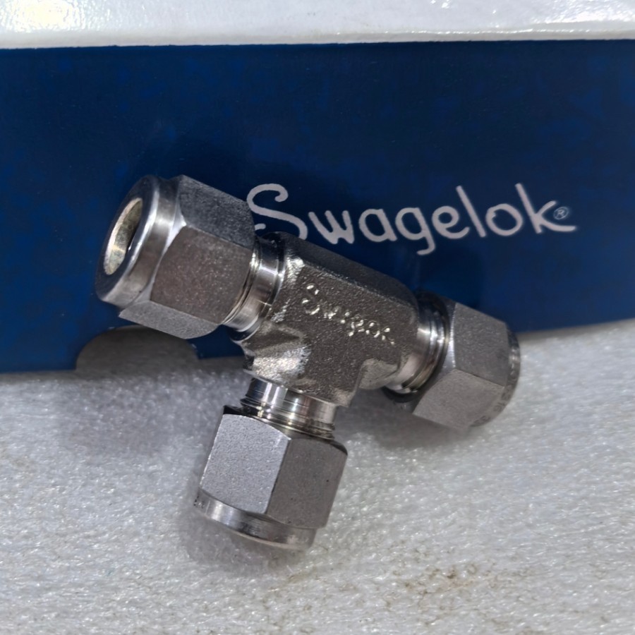Jual Union Tee 3/8" OD Swagelok SS-600-3 SS316 | Shopee Indonesia