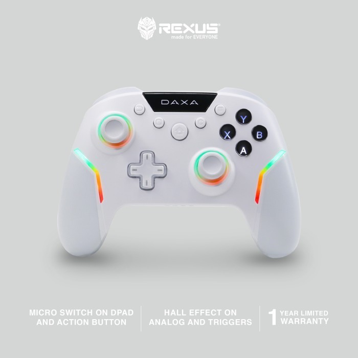 Jual REXUS DAXA BORION AX8 GAMEPAD JOYSTICK WIRELESS TRIPLE MODE ...