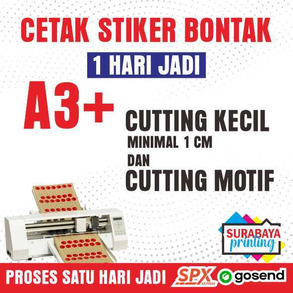 Jual Cetak cutting kecil 1 cm Stiker bontak kisscut print custom ...