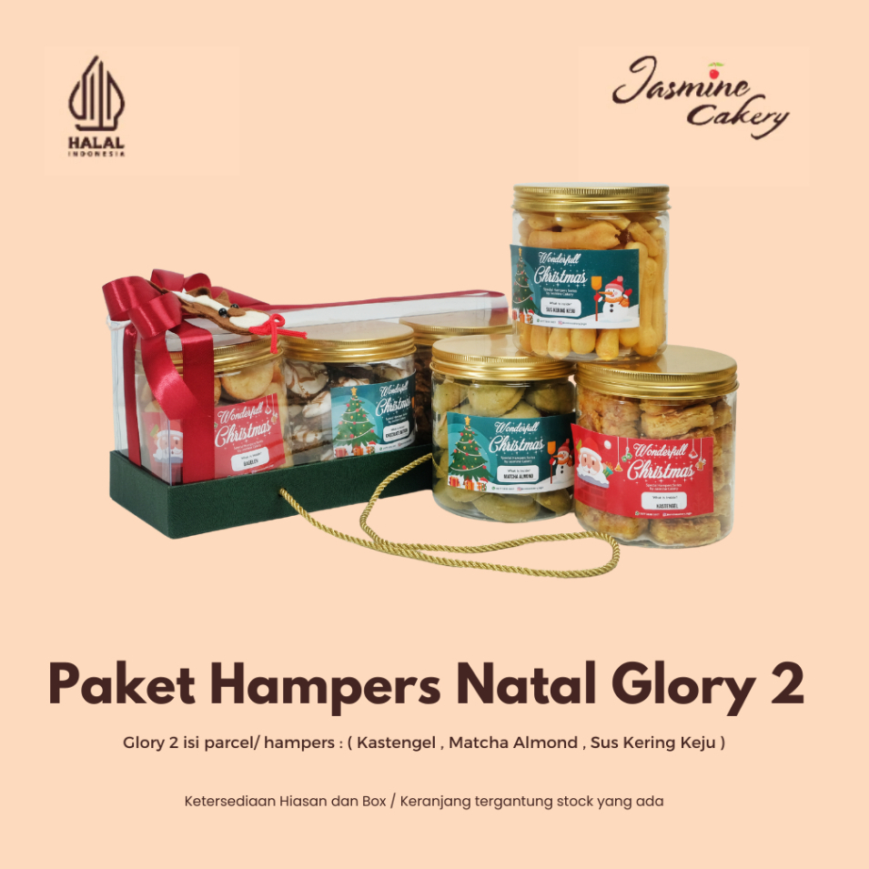 Jual Jasmine Cakery Christmas Hampers Glory 2 / Parcel Natal dan Tahun ...