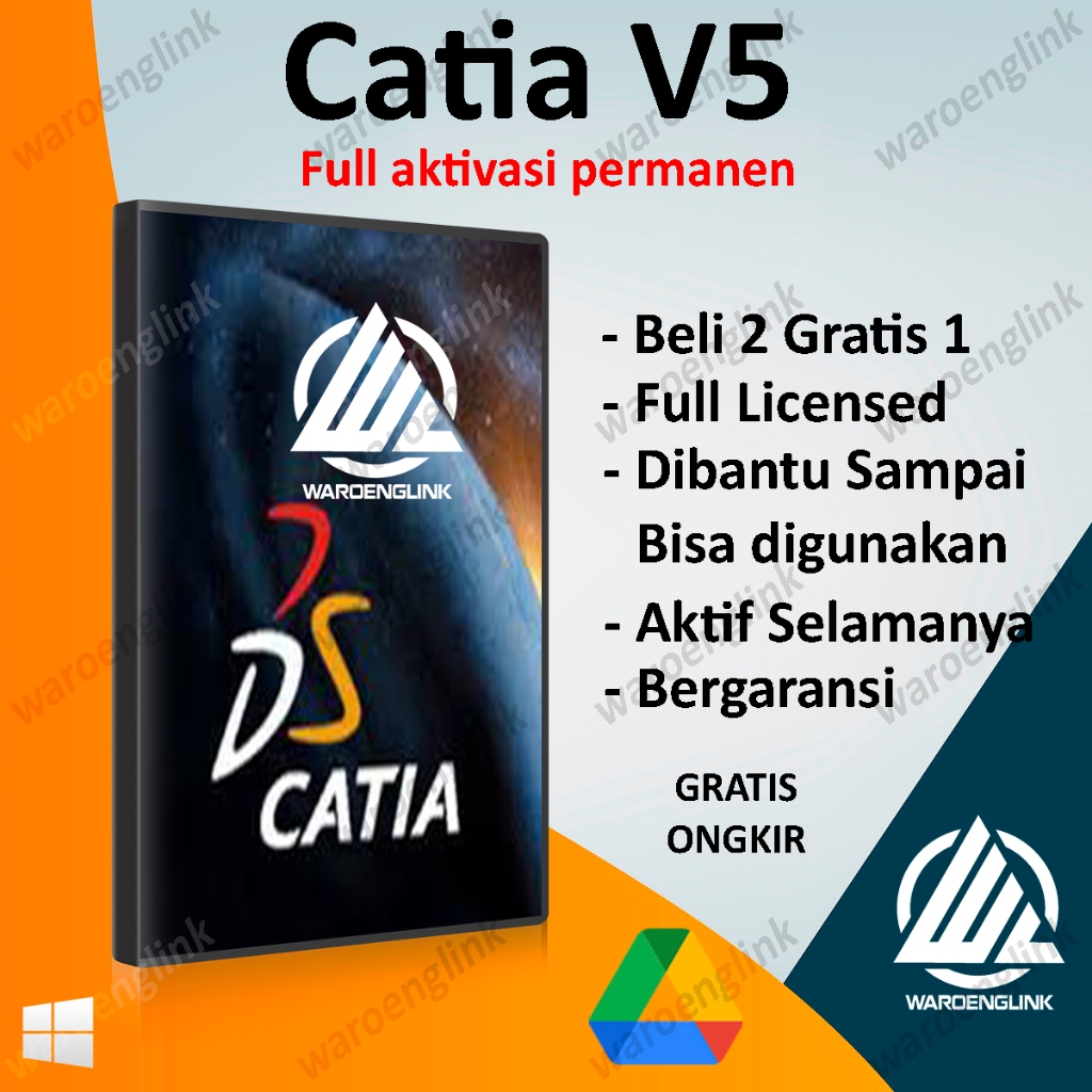 Jual DS CATIA V5-6R2022 SP6 Full Version | Video Install | Windows ...