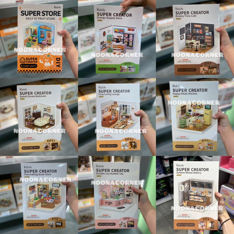 Jual KKV x Rolife ‼️ ROLIFE Super Creator Miniatur Mini DIY Kit (All ...
