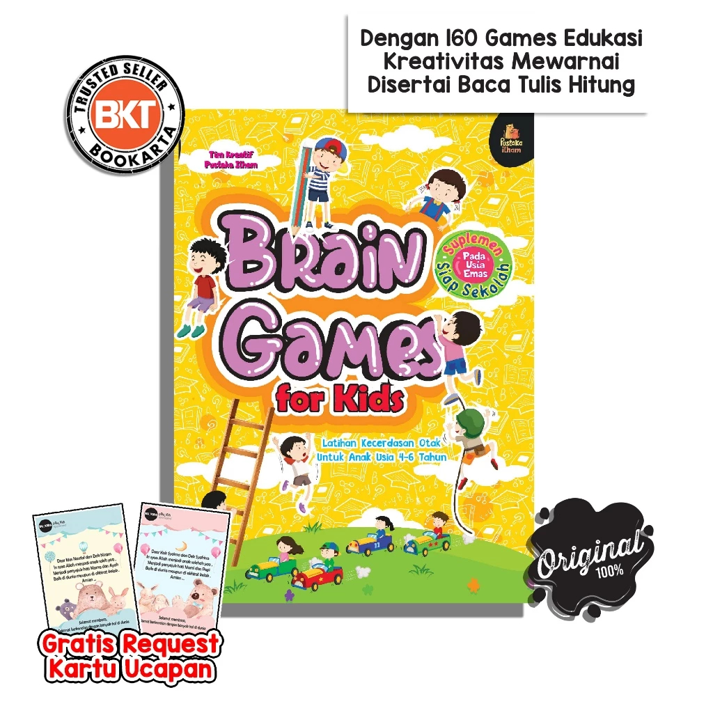 Jual Buku Aktivitas Anak Brain Games For Kids Anak Tk Paud | Shopee ...