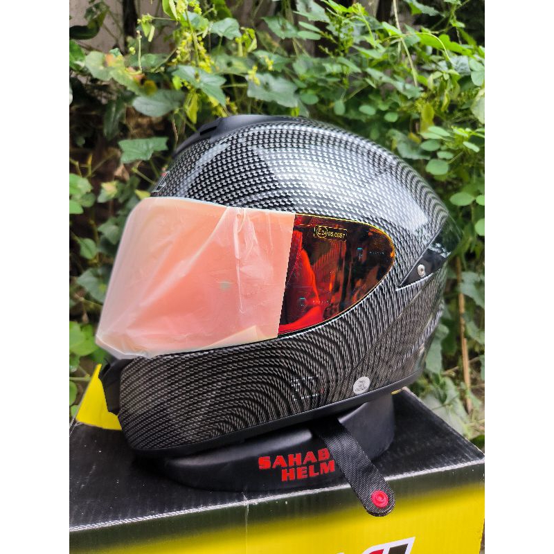 Jual Helm SNAIL FF2 Carbon | Shopee Indonesia