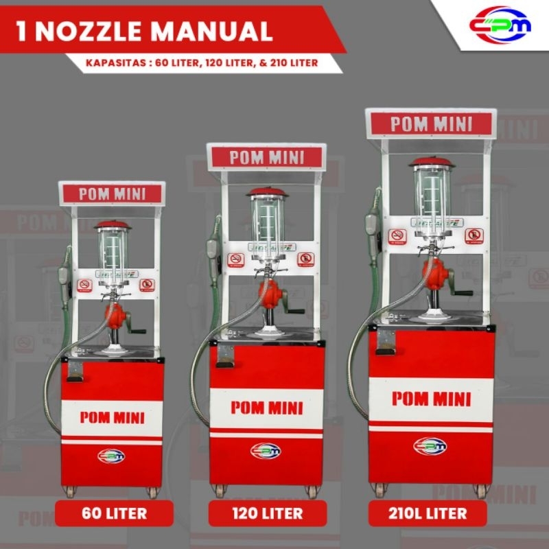 Jual POM MINI - Pertamini Manual 1 Nozzle (Produk CPM) | Shopee Indonesia