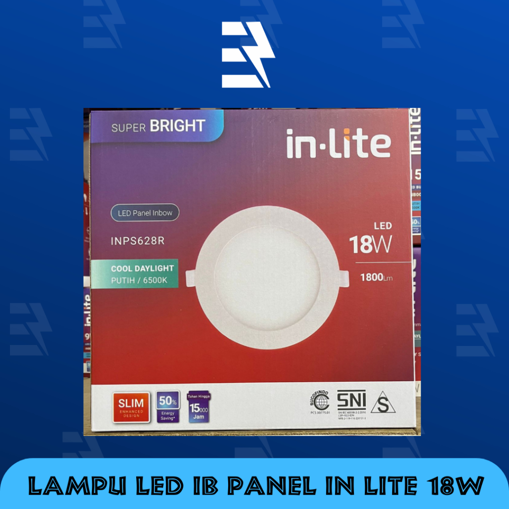 Jual INLITE LAMPU DOWNLIGHT LED INBOW PANEL BULAT 18 WATT | Shopee ...