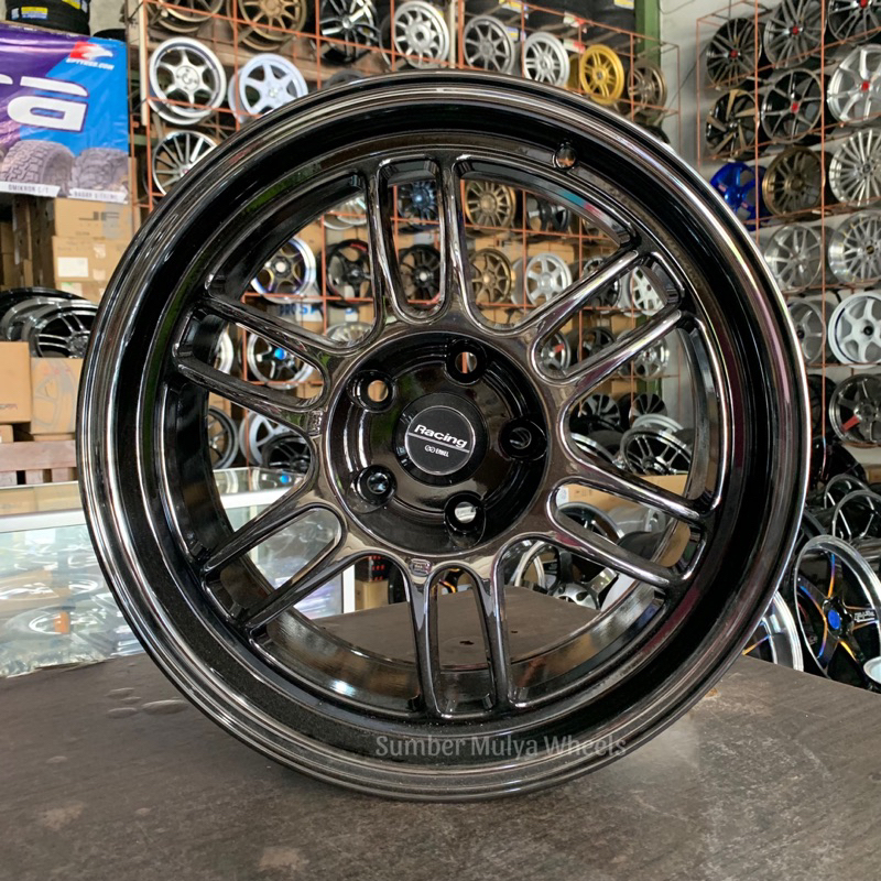 Jual (1pc) Velg R18 RPF black chrome by jf luxury. Sumber Mulya wheels ...