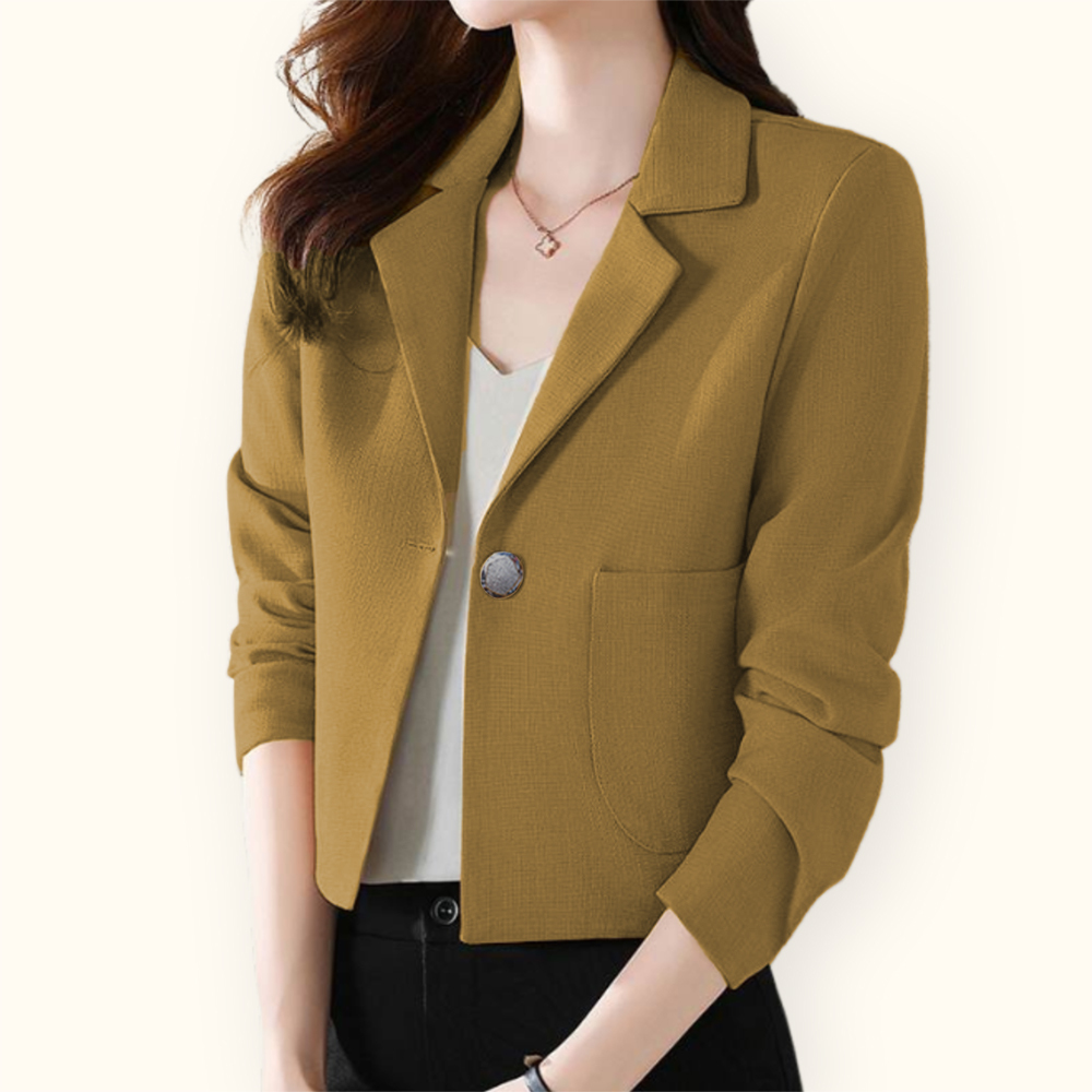 Jual Outer Blazer crop top Wanita Gaya Korea model Terbaru - XSHOP ...