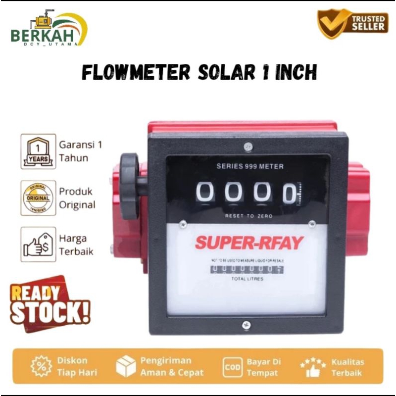Jual flowmeter solar 2 inch flow meter solar 2 inch 4 digit Super Rfay ...
