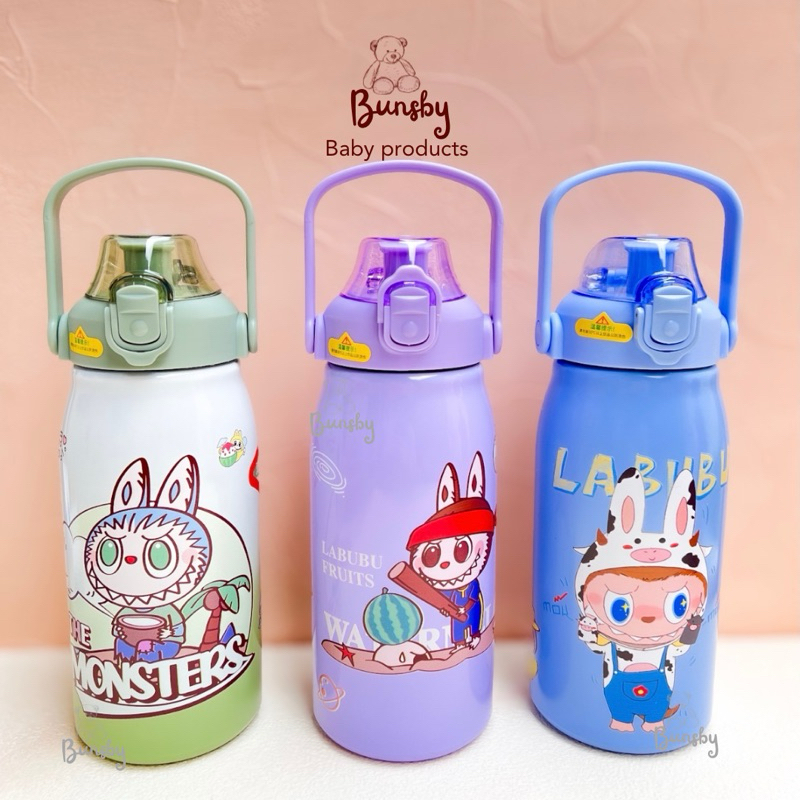 Jual Botol Tumbler Stainless Steel 316 Labubu The Monsters 1200ml ...