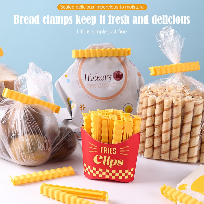 Jual Klip Makanan Kemasan 12Pcs Penjepit Snack Klip Snack Penutup ...