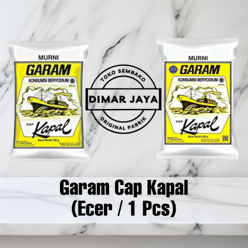 Jual Garam Cap Kapal (Ecer) | Shopee Indonesia