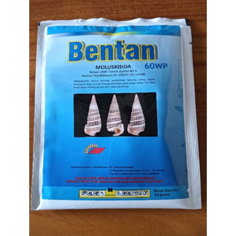 Jual Insektisida BENTAN 60 WP RACUN KEONG 50 GRAM | Shopee Indonesia