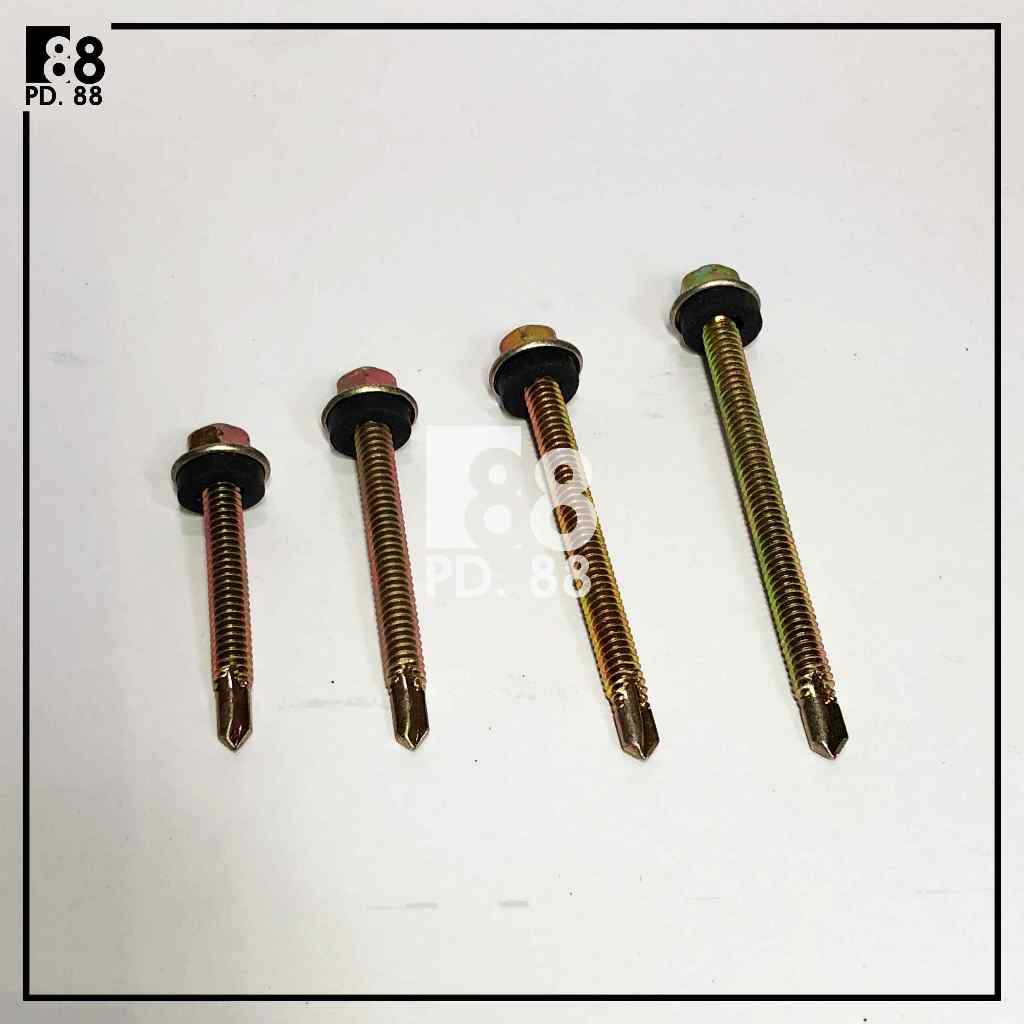 Jual 50 PCS BAUT ROOFING BAJA RINGAN MOON LION | SEKRUP SKRUP ROOFING ...