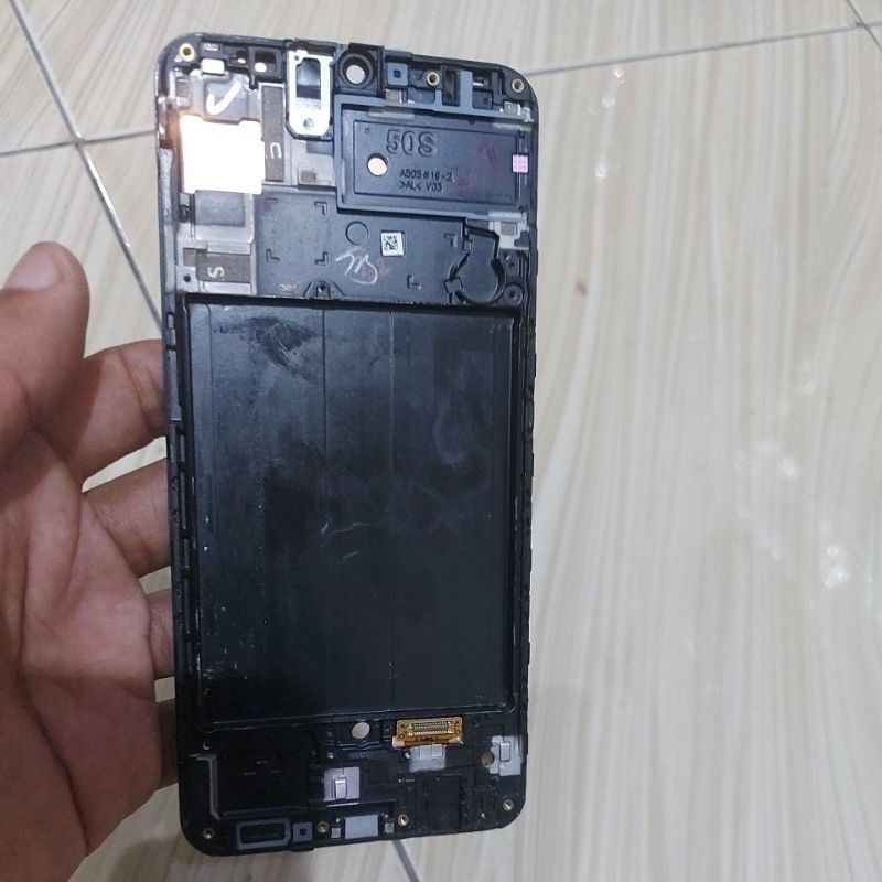 Jual lcd layar frame samsung a50s sm-a507 original copotan normal ...
