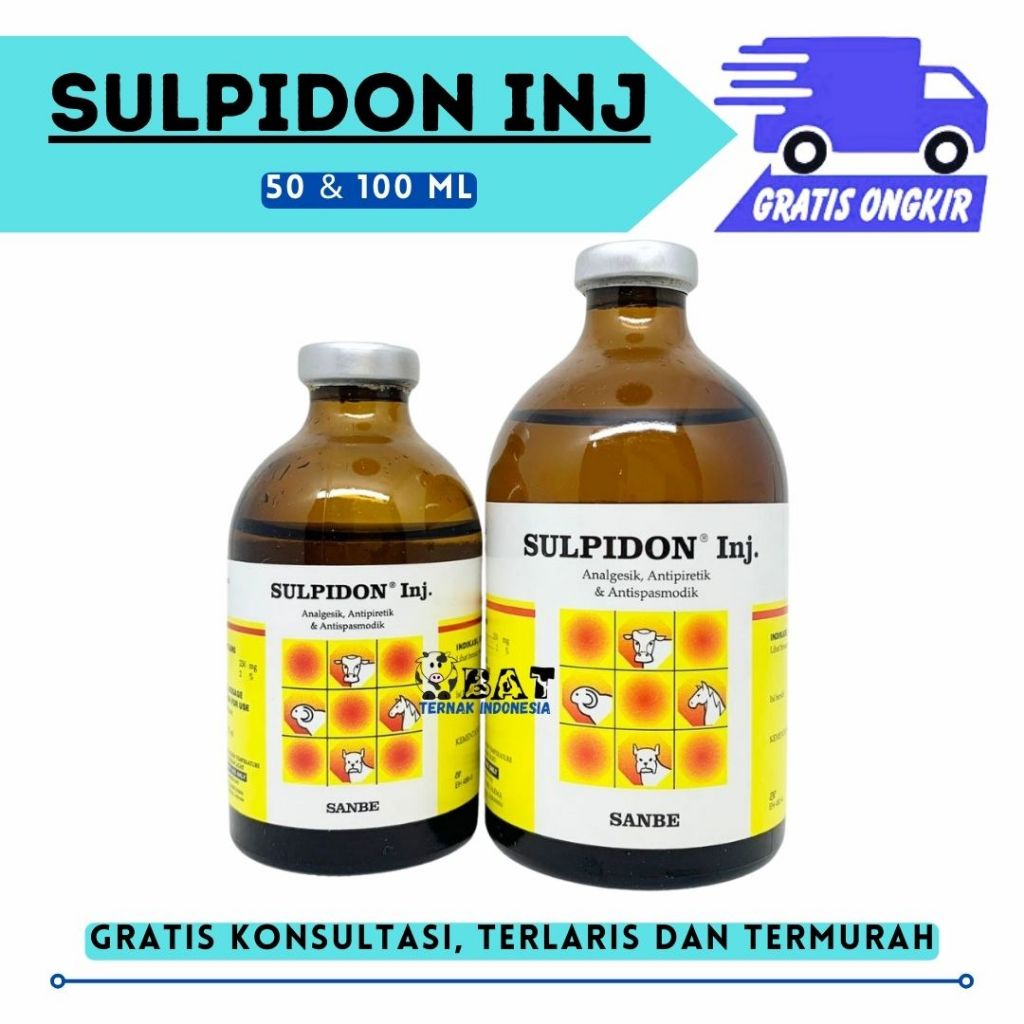 Jual SULPIDON Inj. 50 ml dan 100 ml - Obat Analgesik, Antipiretik dan ...