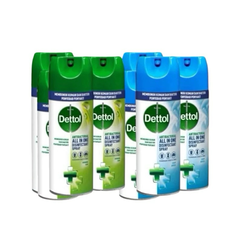 Jual Dettol All in One Disinfectant Spray 225ml PROMO 2 Pcs kaleng ...