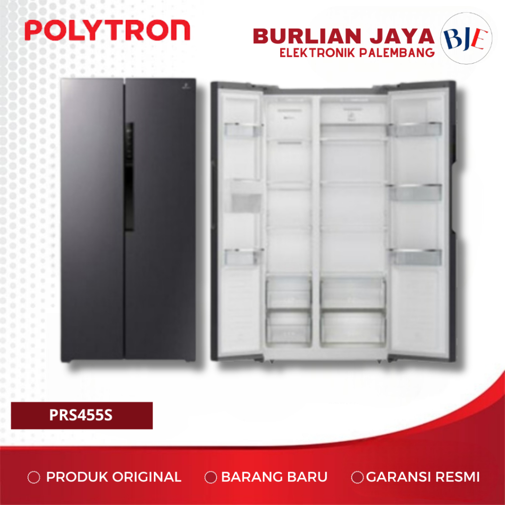 Jual KULKAS SIDE BY SIDE POLYTRON PRS-455S KULKAS SIDE BY SIDE ...