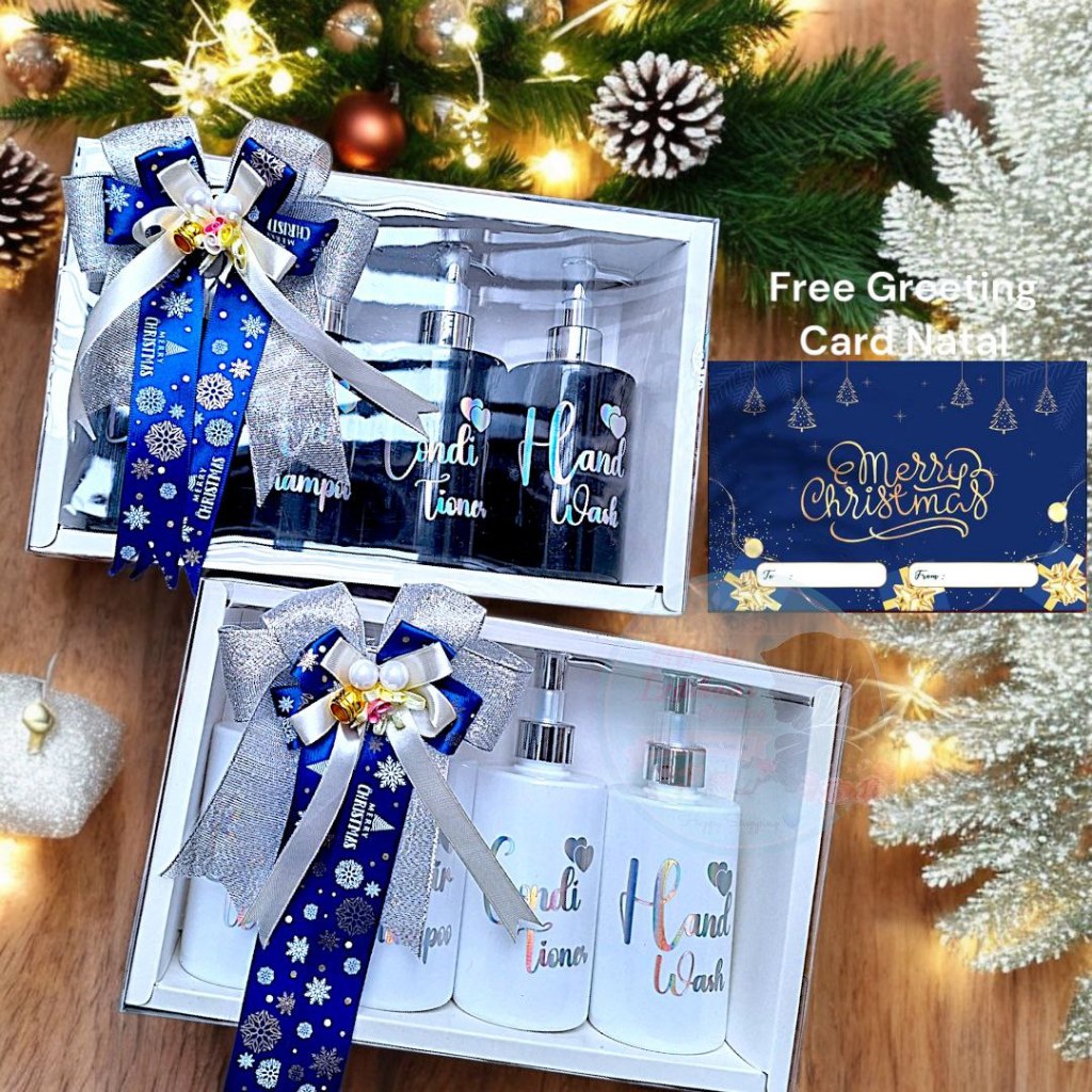 Jual PAKET Hampers NATAL VARIAN PUTIH BIRU / PARCEL Merry Christmas ...