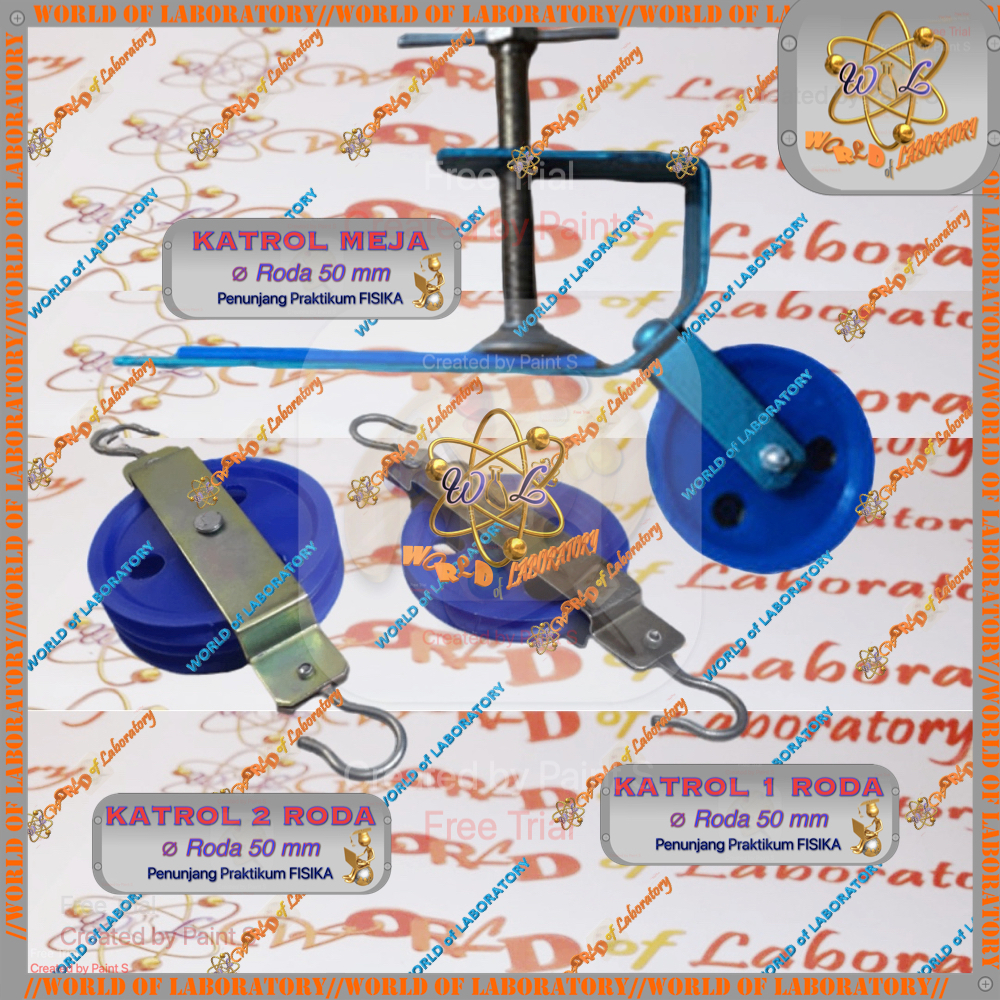 Jual Katrol 1 Roda, Katrol 2 Roda & Katrol Siku Meja/ Katrol Meja ...