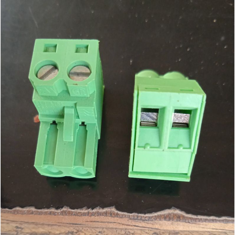 Jual L Type Green Connector - Konektor Hijau Tipe L 2 Pole Female 3 ...