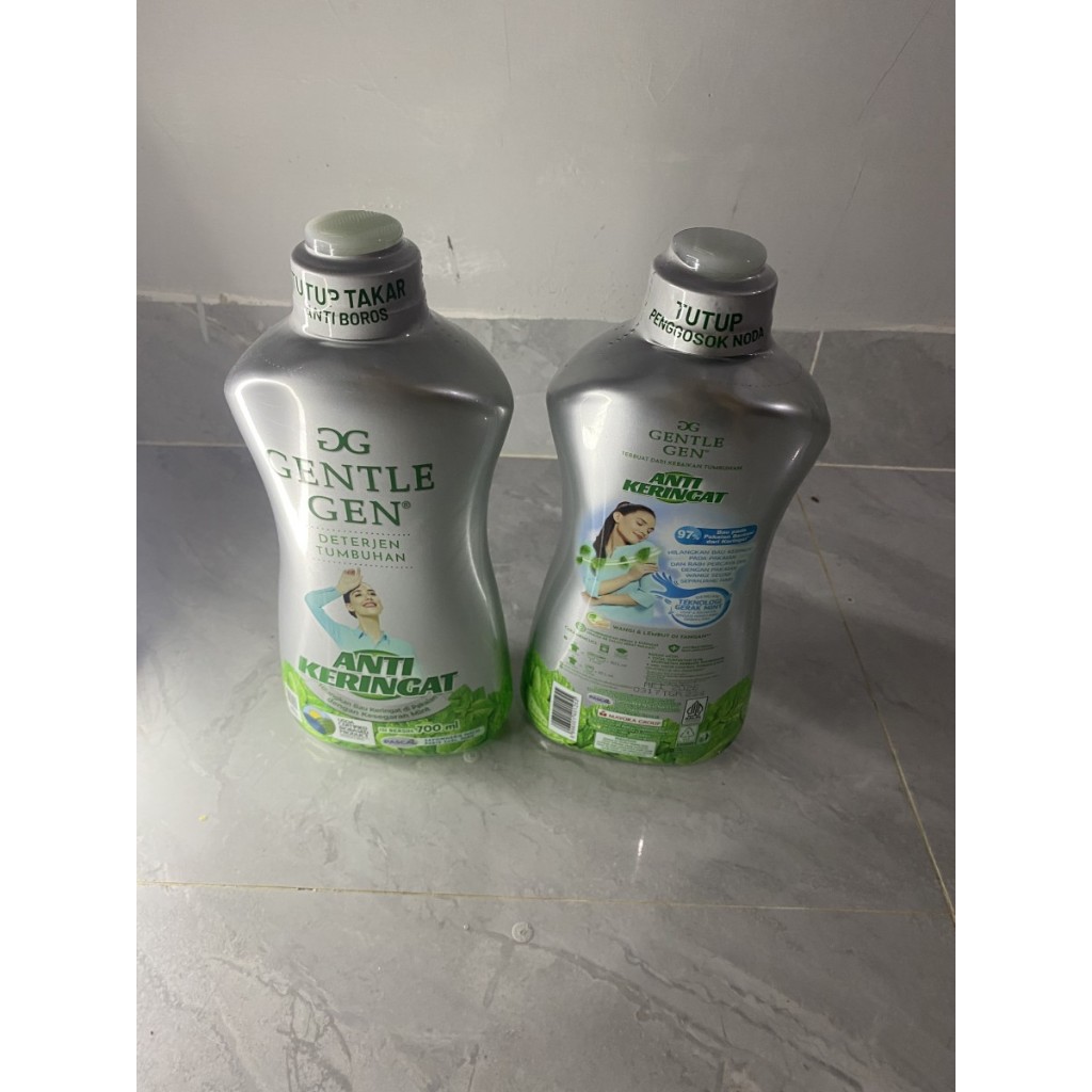 Jual Detergent Gentle Gent Liquid anti keringat kemasan Botol 700ml ...