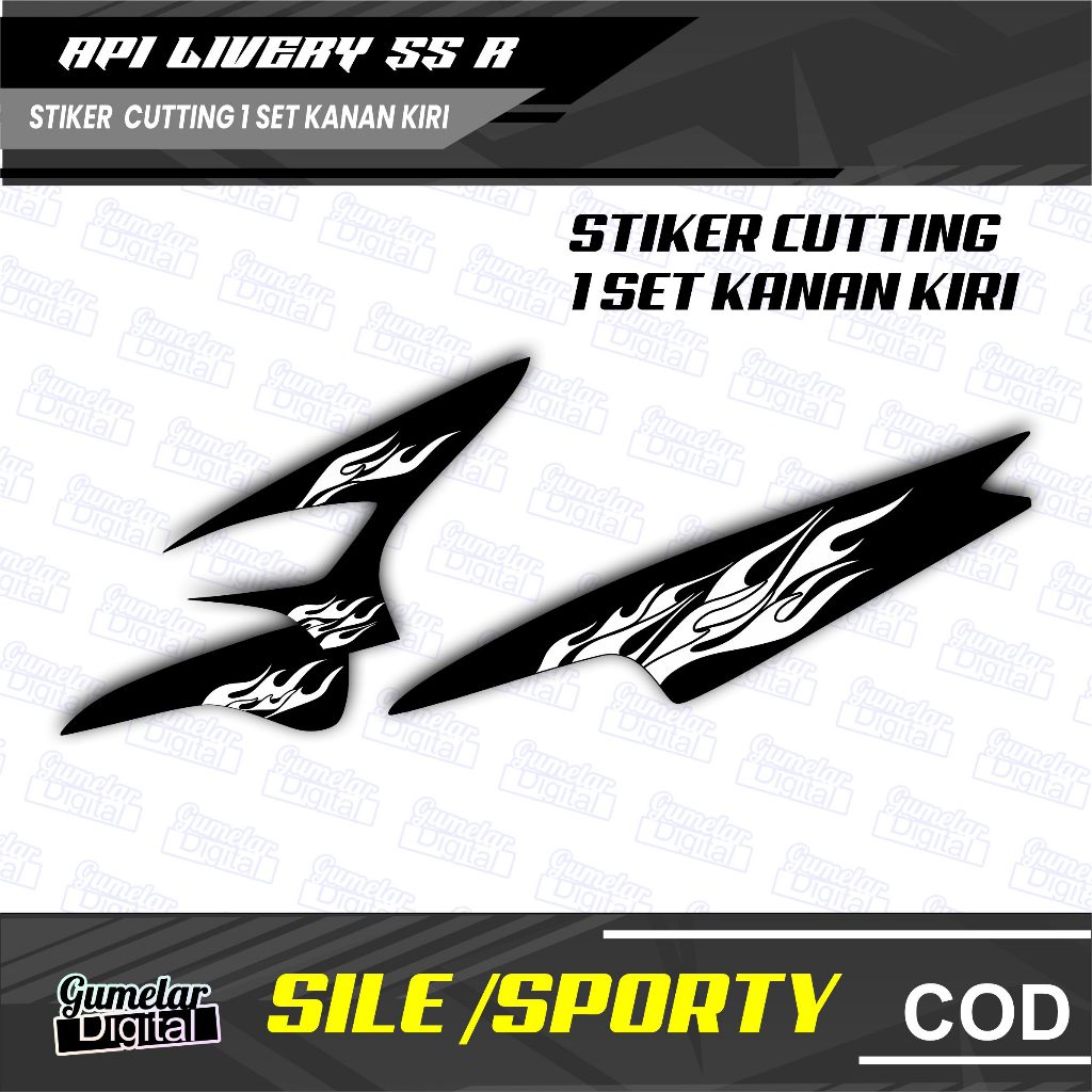 Jual CUTTING STIKER SIMPEL YAMAHA MIO SILE MIO SMILE MIO SPORTY API ...