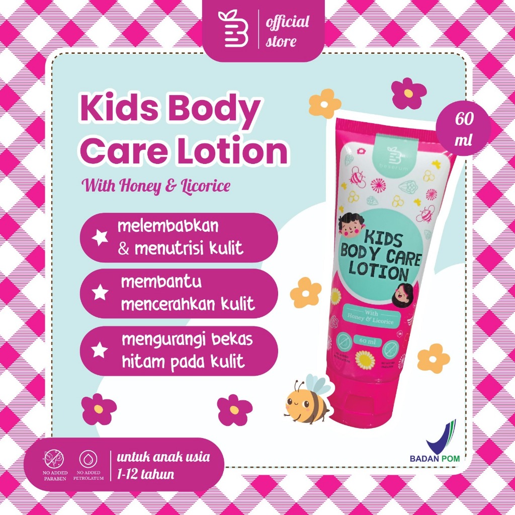 Jual [Exp April 26] Natural Body Lotion Kids 60ml BESERUM / Body Lotion ...