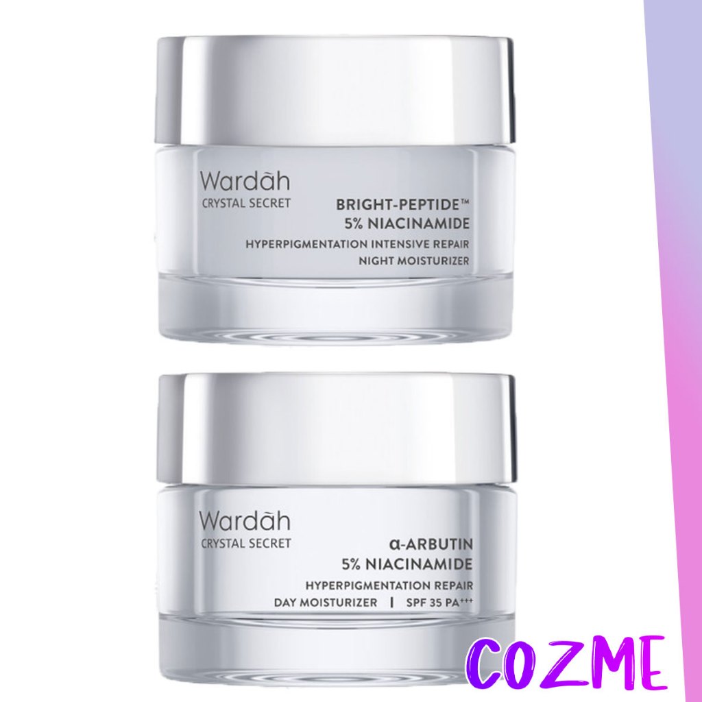 Jual [2 PCS] WARDAH Crystal Secret Day Moist 30gr + Night Moist 30gr ...