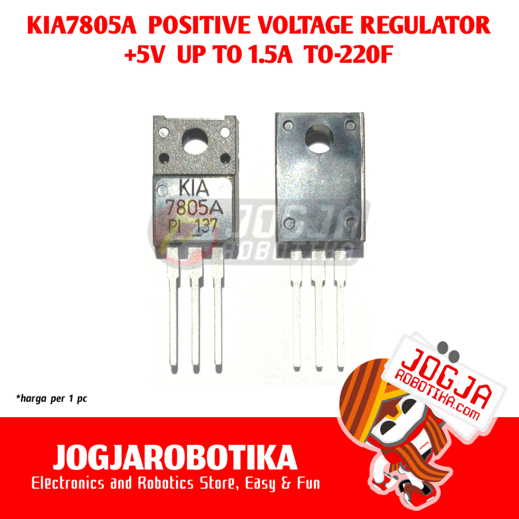 Jual KIA7805API KIA7805A KIA7805 7805 L7805 LM7805 KA7805 TO-220F ...