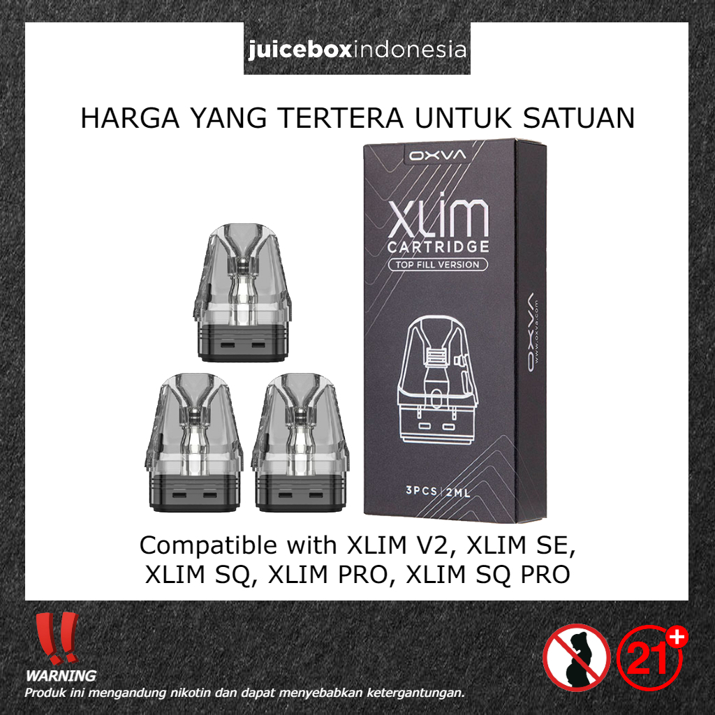 Jual Cartridge Oxva Xlim Pro Top Fill 1PACK Authentic by Oxva | Shopee ...