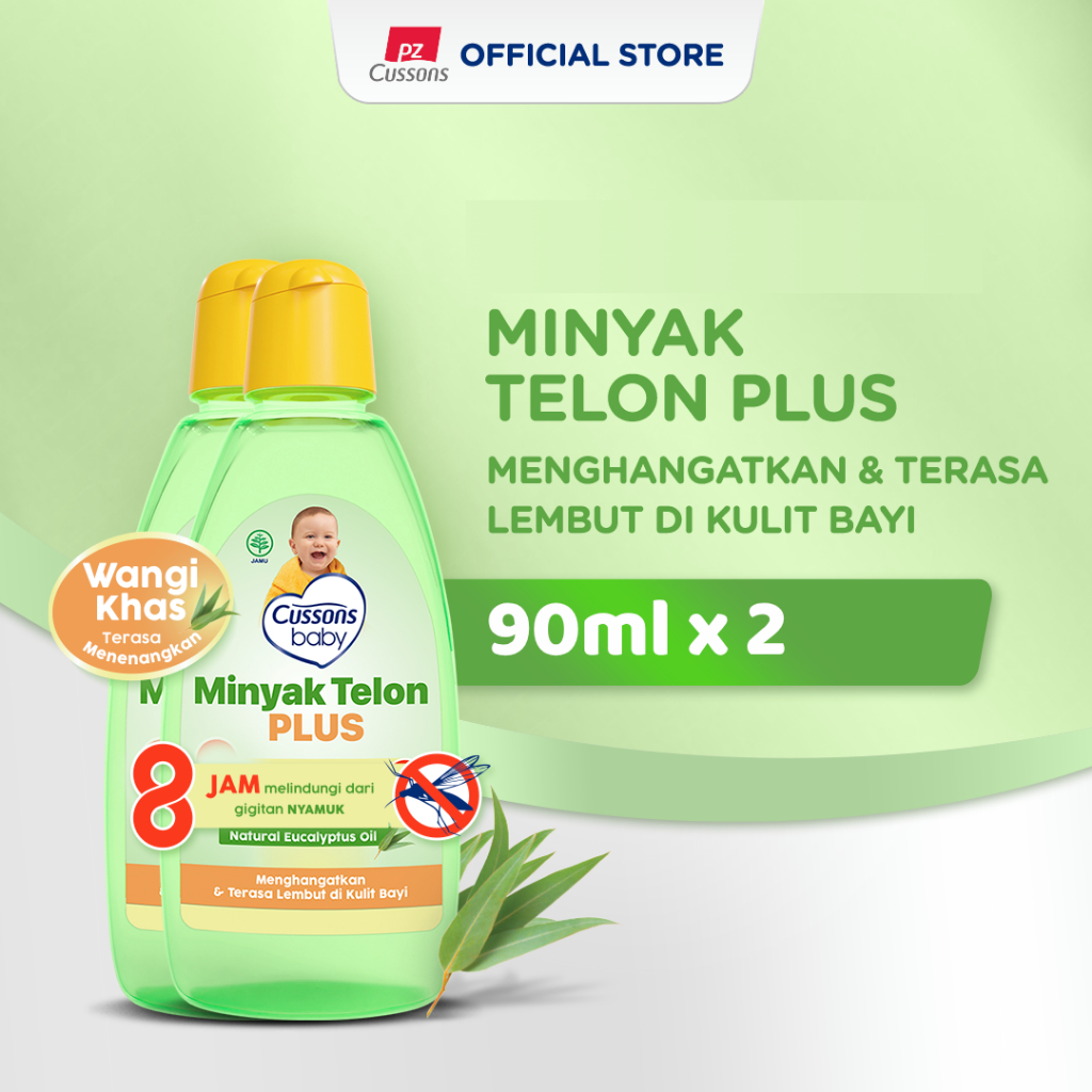 Jual Cussons Baby Telon Oil Plus 90ml X 2 | Shopee Indonesia