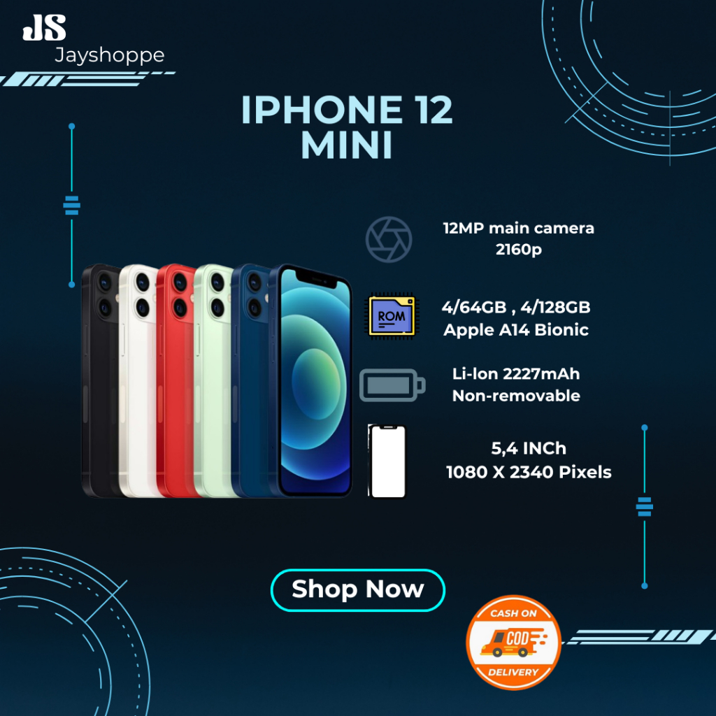 Jual iphone12 mini 64GB/128GB 100% original garansi 1 bulan | Shopee Indonesia