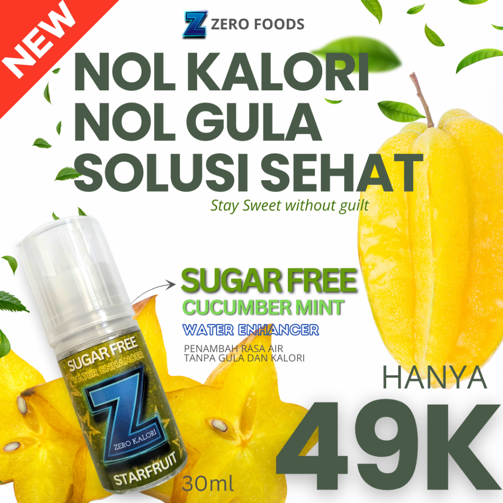 Jual ZERO DROPS SWEETENER SUGAR FREE Pengganti Gula Diet 0 Calorie with ...