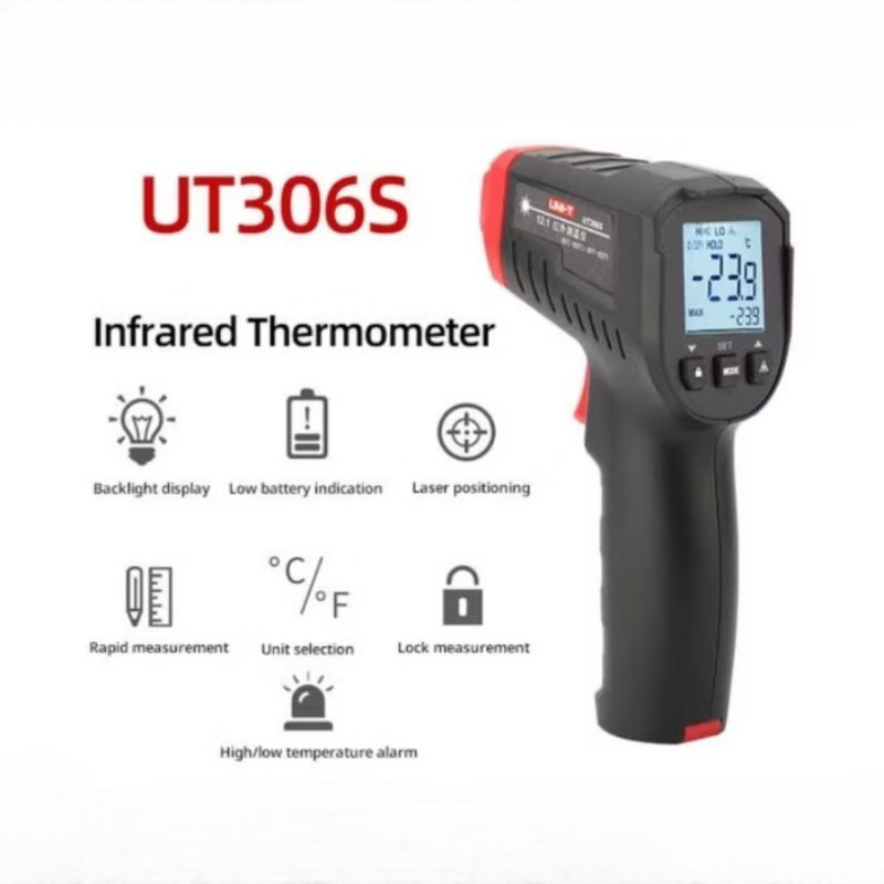 Jual Infrared Thermometer UNI-T UT306S Gun Termometer UNIT UT-306S Termogun UT 306S UNI T IR ...