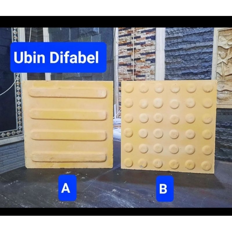 Jual Ubin Difabel / Guiding Blok / Tegel Ukuran 30x30 | Shopee Indonesia