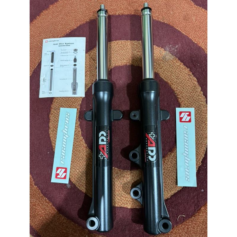 Jual shock depan ori mx king fuel upgrade anti dive system dari ...