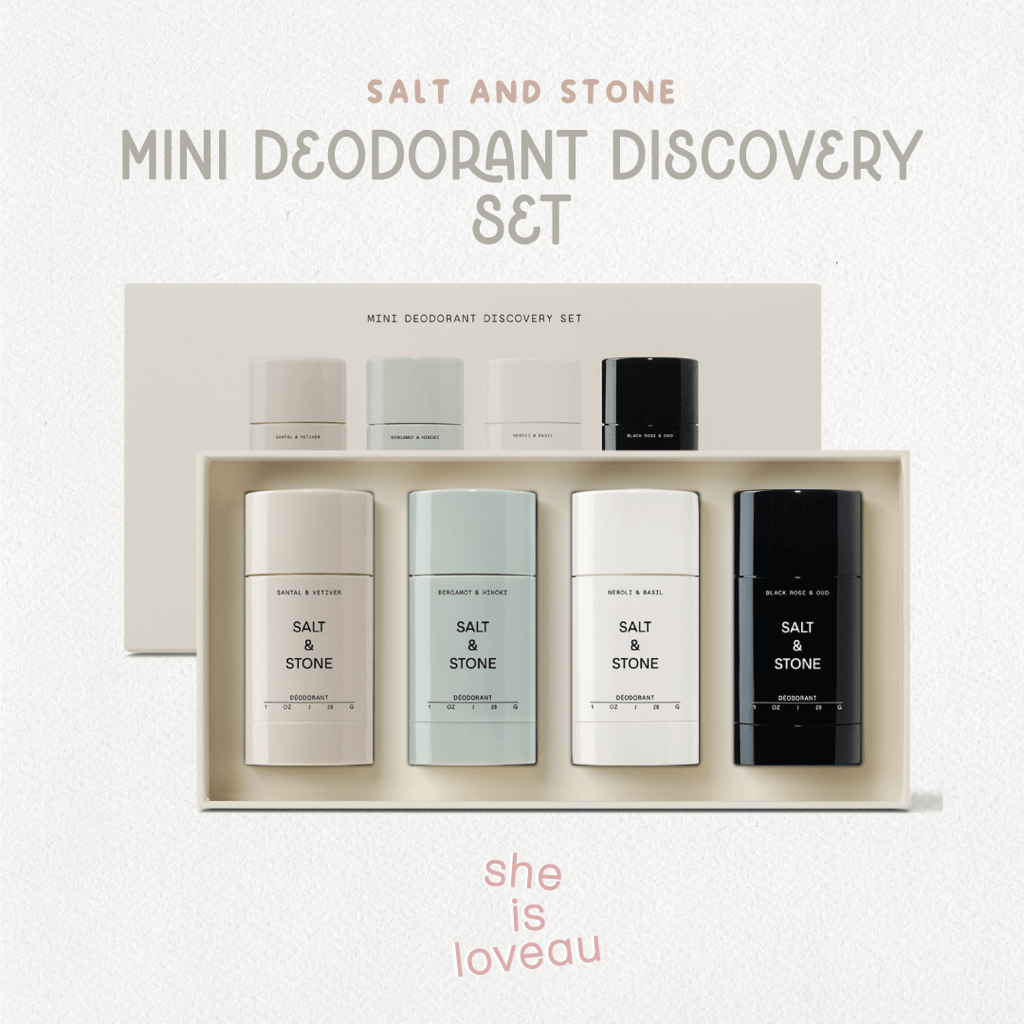 Jual SALT & STONE Mini Deodorant Discovery Set | Shopee Indonesia