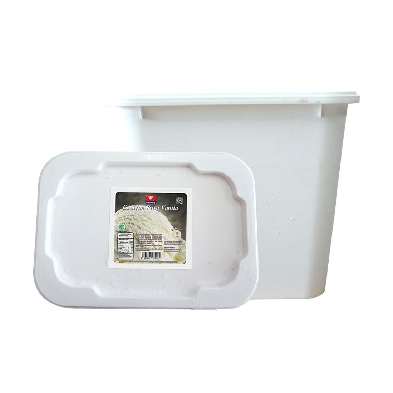Jual DIAMOND Vanilla Es Krim Ember 8 Liter | Shopee Indonesia