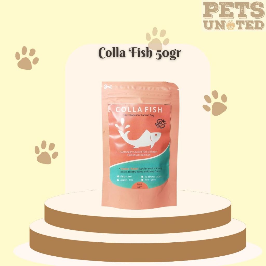 Jual Colla Fish 50 gr - Fish Collagen for cat and dog vitamin collagen ...