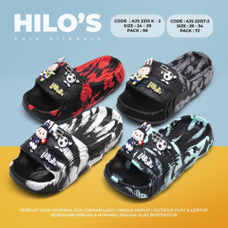 Jual slop Labubu anak cowok, slop labubu anak, slop labubu cowok ...