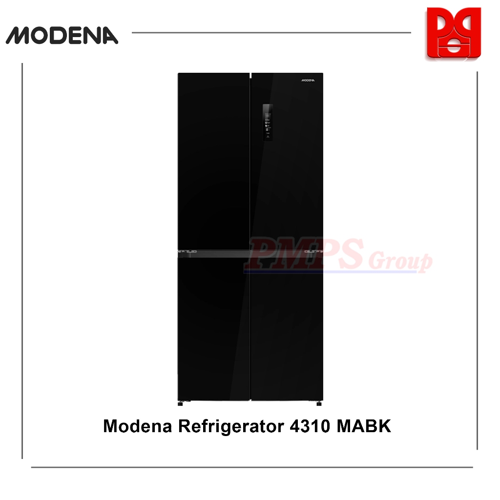 Jual Modena Refrigerator RF 4310 MABK / Kulkas Side by Side | Shopee ...