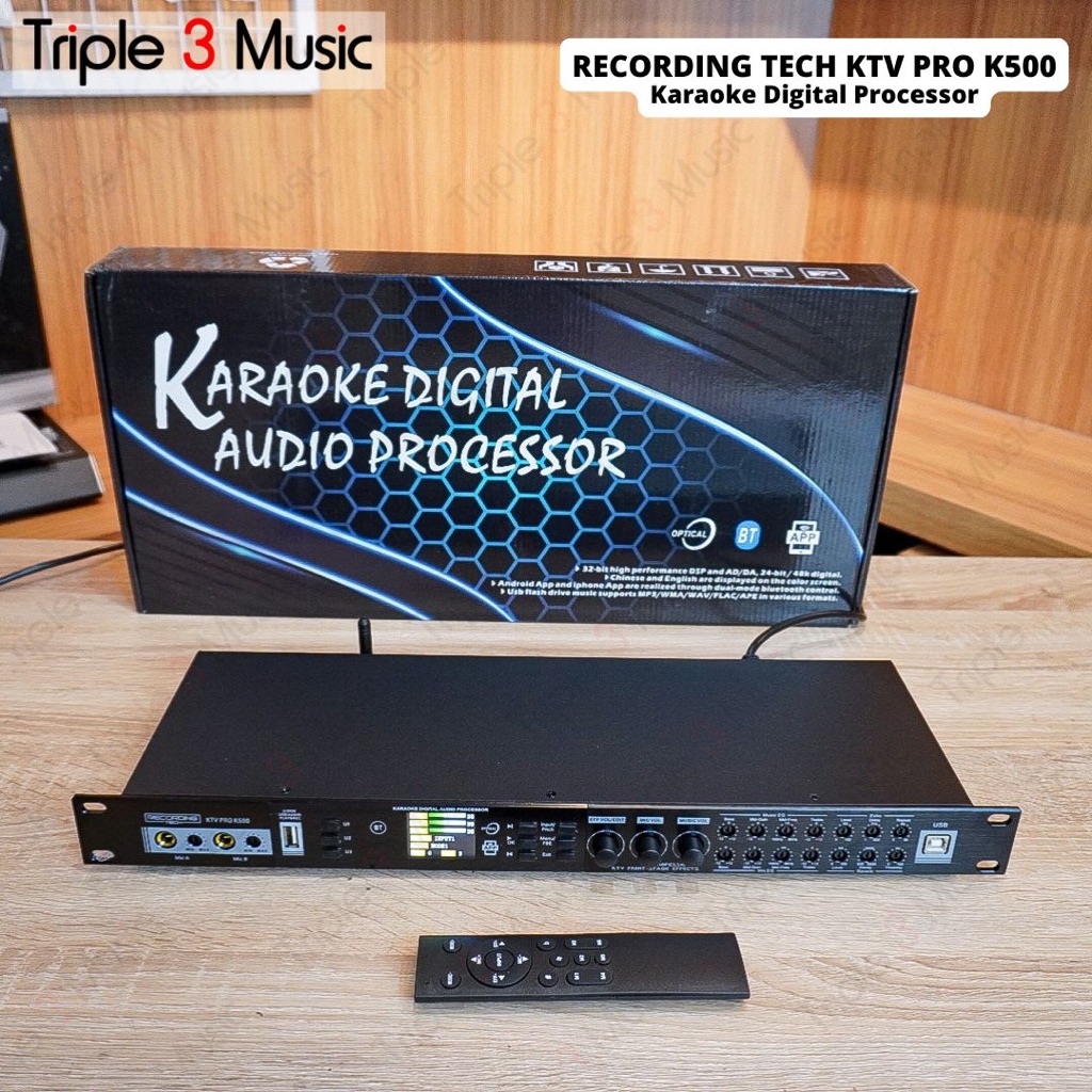 Jual Recording Tech KTV PRO K500 Karaoke Effect Processor KTV PRO K500 | Shopee Indonesia
