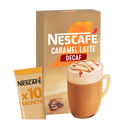 Jual Nescafe Caramel Latte Decaf | 10 pack | Shopee Indonesia
