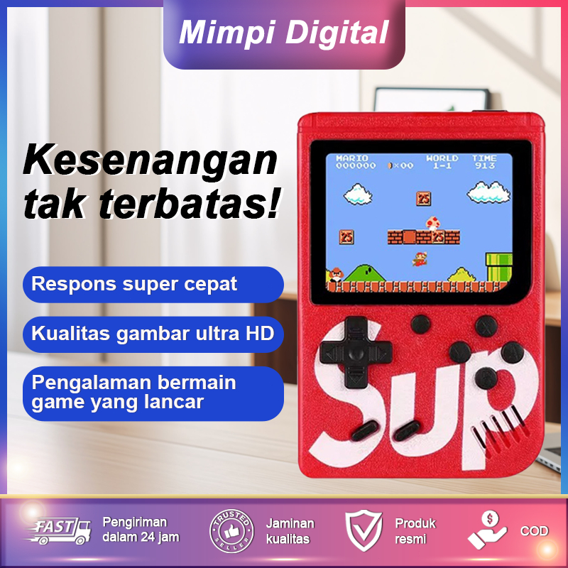 Jual Game Boy Mini SUP LCD 3inch 400 Permainan Portable Mainan Anak ...