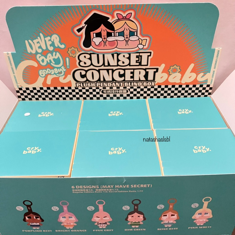 Jual [READY] Pop Mart CRYBABY Sunset Concert Series - Plush Pendant ...