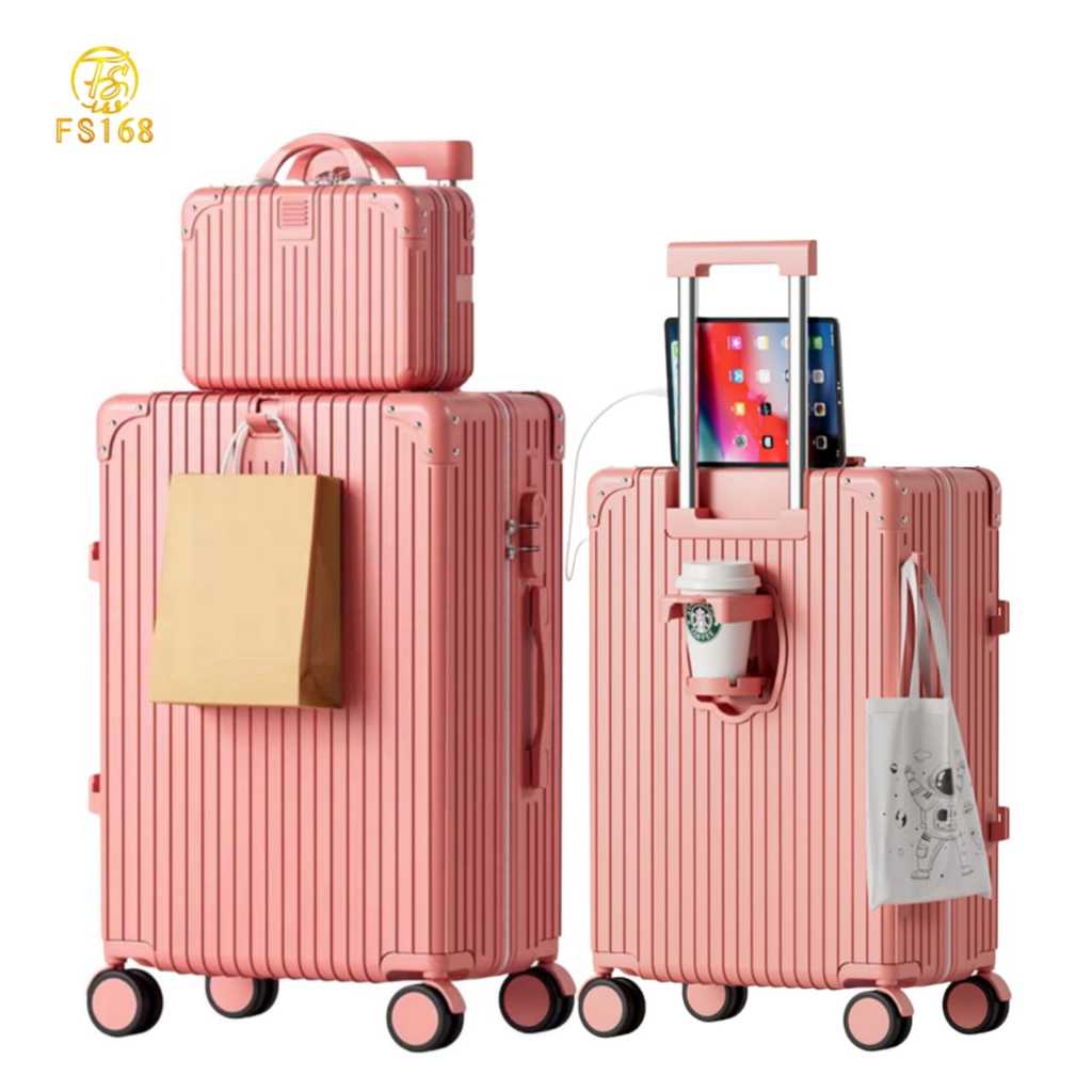 Jual Fs168 Koper Troli 24 Inch Kapasitas Besar Koper Tempat Gelas Air ...